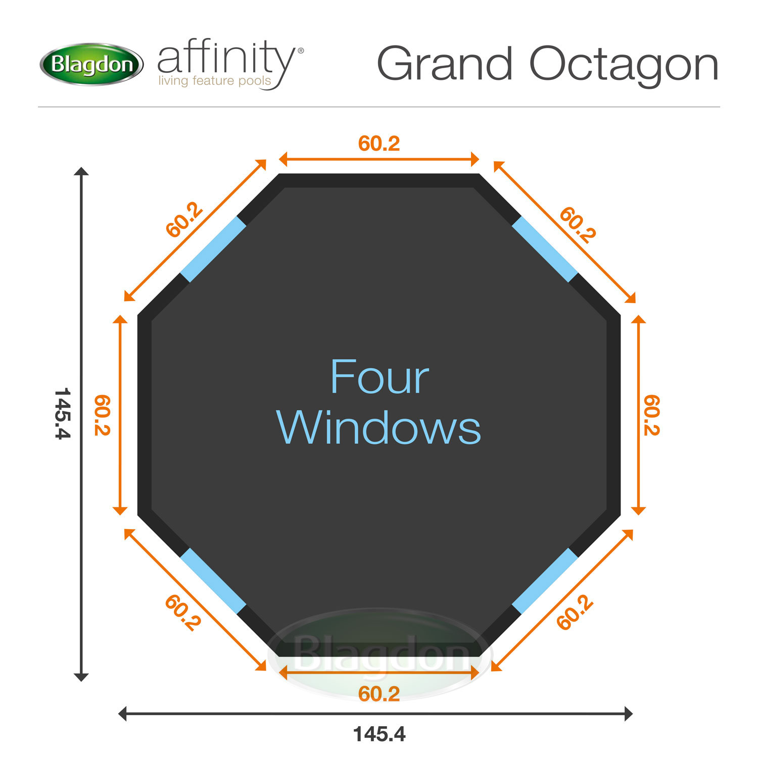 Affinity Grand Octagon Pool (Inpond 5-in-1 3000 UVC included) | Blagdon ...
